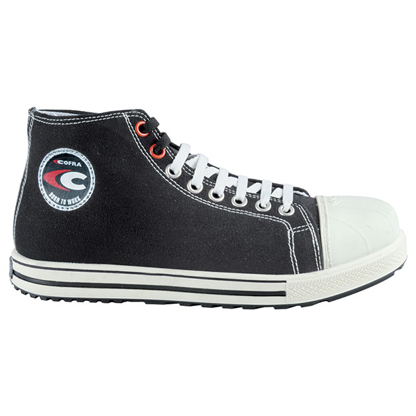 Trainer Boot Black Canvas Cotton Aluminium Toecap, Composite Midsole ...